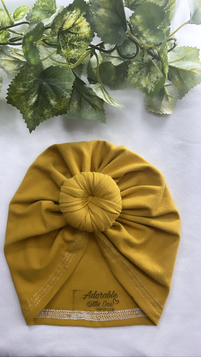 Mustard Turban – Adorable Little One